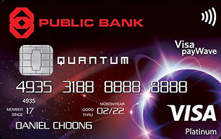 Public Bank Quantum Visa Credit Card
